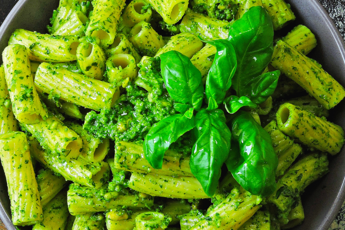 Basil Pesto Pasta | A delicious lunch or dinner recipe